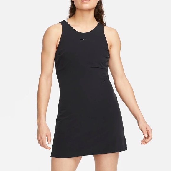 Nike | Dresses | Nwt Nike Drifit Bliss Brashorts Training Dress Black ...